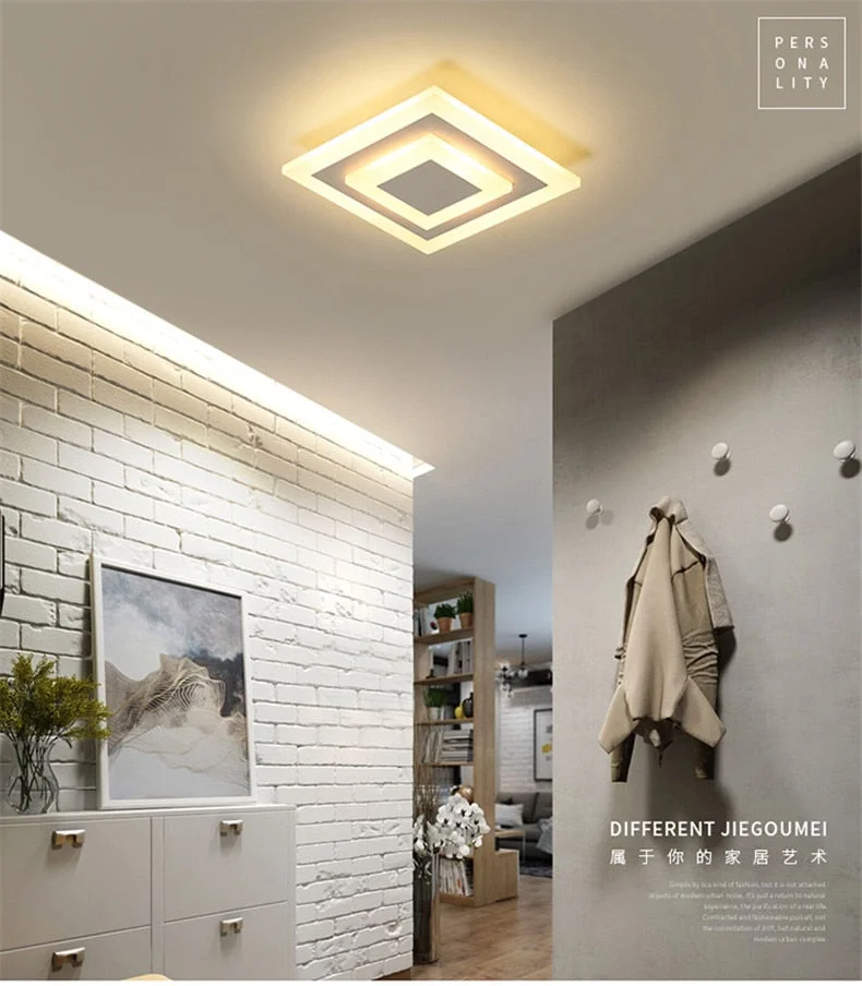 LED Ceiling Lights lampara techo dormitorio Dimmable Surface Mount ...