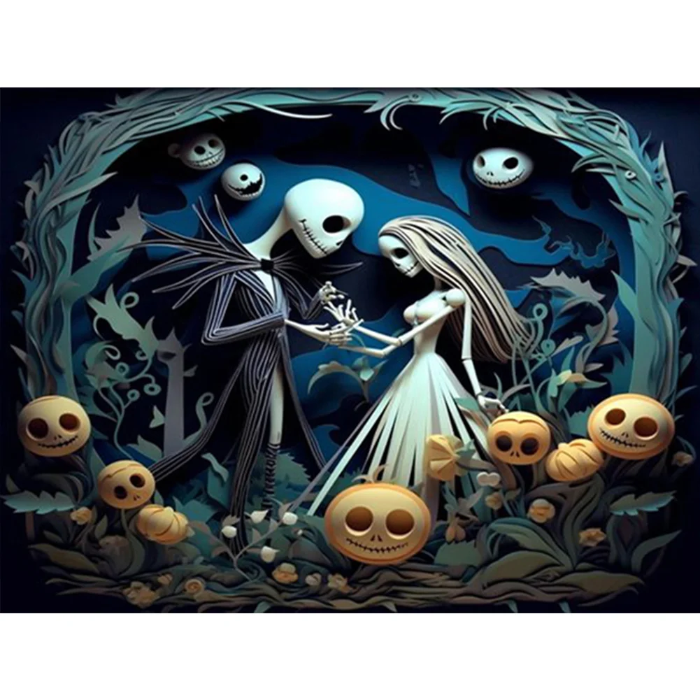 Halloween - Corpse Bride (canvas) full round or square drill diamond ...