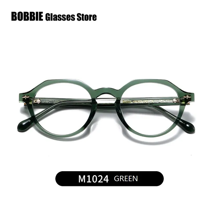 Japanese Handmade Glasses Frame Men Woman Classic Eyeglasses Acetate ...