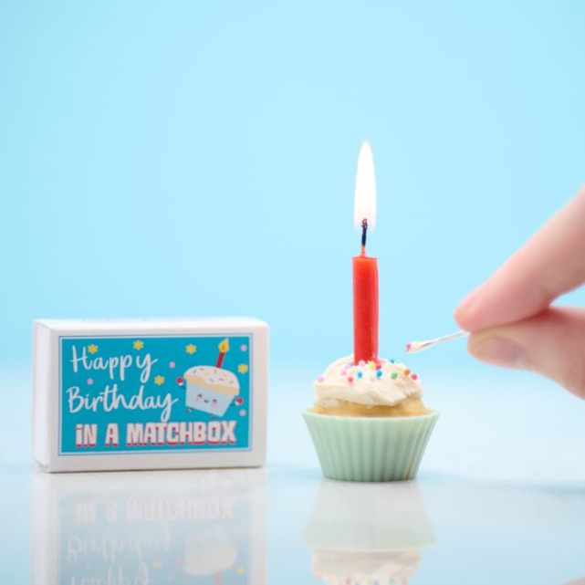 Mini Birthday Cake Kit in a Matchbox – DIY Gift