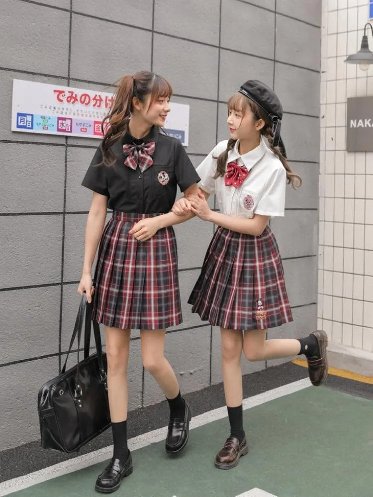 Cute Kawaii Mickey Mouse Jk Uniform Skirts SS1363
