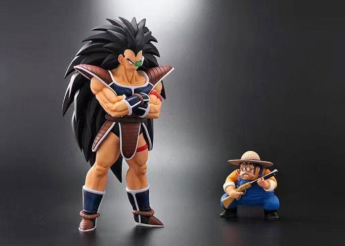 Raditz & Normal Person with Power Level 5 - Dragon Ball Official Statue ...