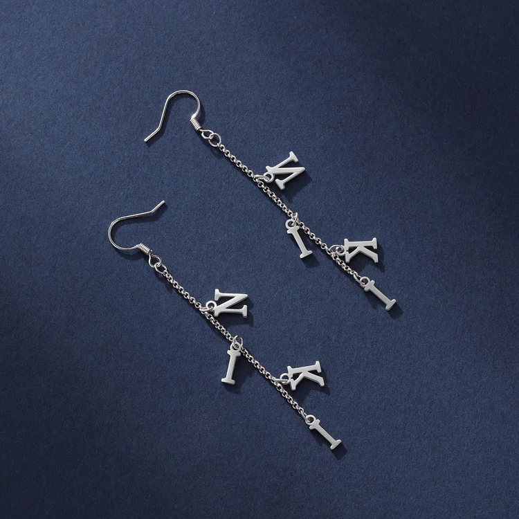 Personalised Name Letter Earring for Her