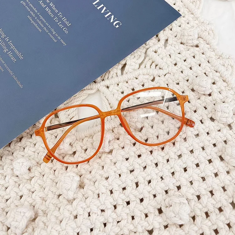 New Style Man Woman Glasses Blue Light Blocking Square Shape Eyeglass ...