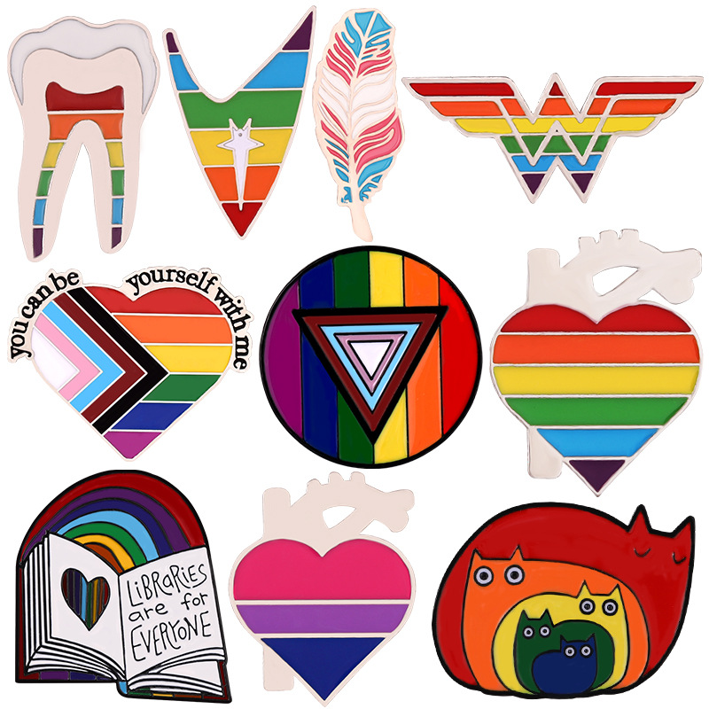 LGBTQ enamel pin