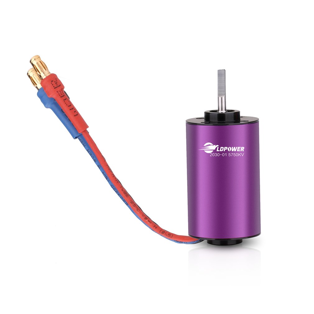 LDPOWER 2030-01-5750KV 2 pole sensorless Inrunner brushless motor for 1 ...