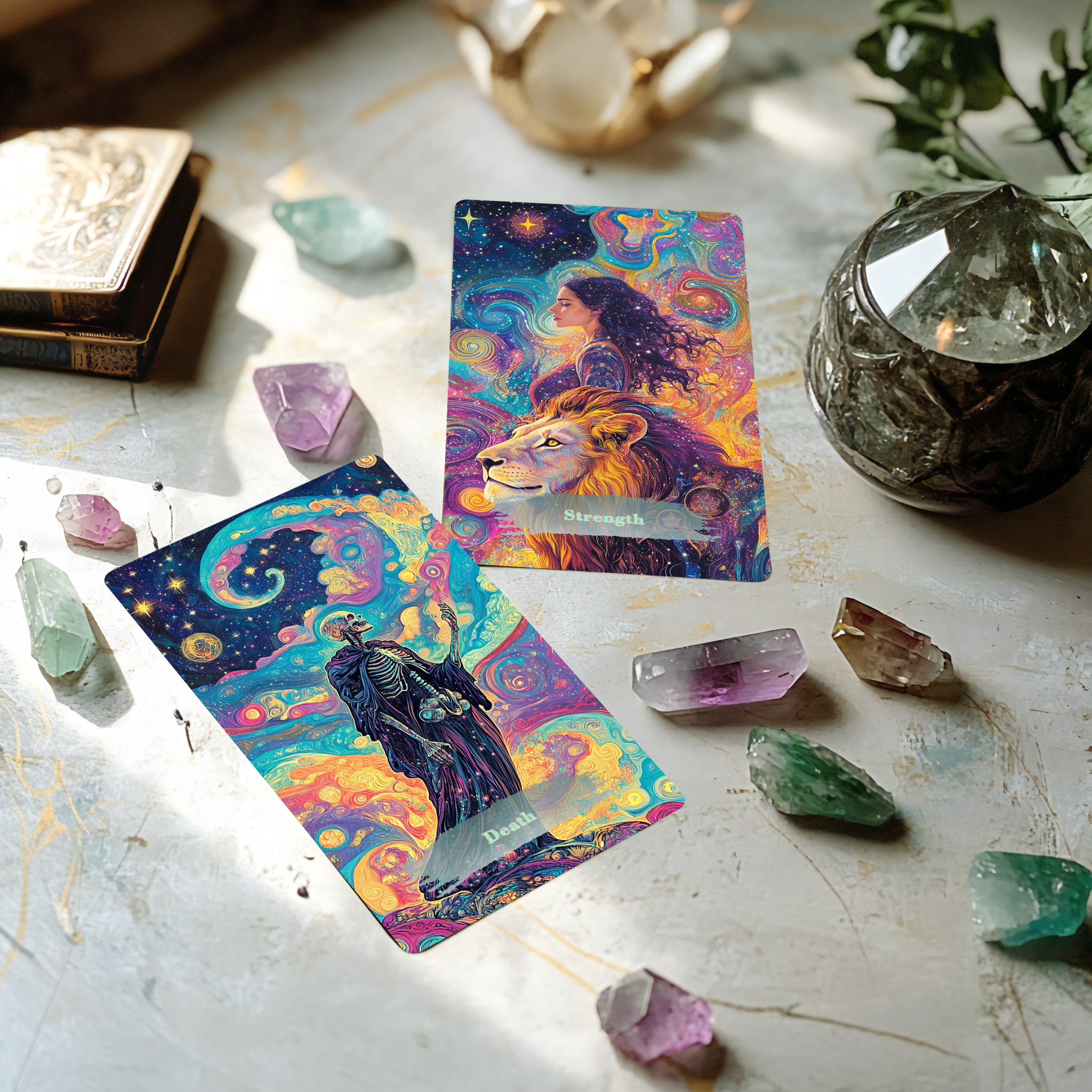 Stardust Vortex Tarot Deck, Tarot Card Deck, Tarot Deck with Guidebook ...