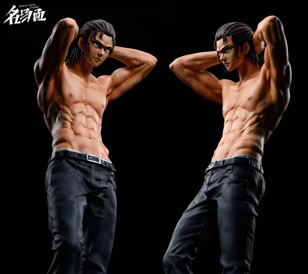 1/6 Scale Watching Mirror Eren Yeager - Attack On Titan Resin Statue ...