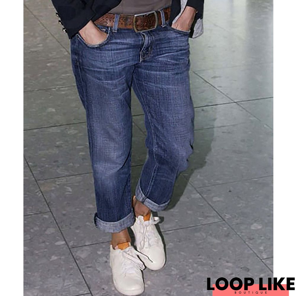 Cozy Plus Size Denim Jeans Jeans
