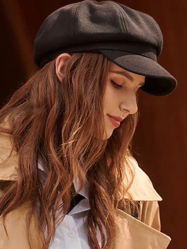 Simple 4 Colors Beret Hat