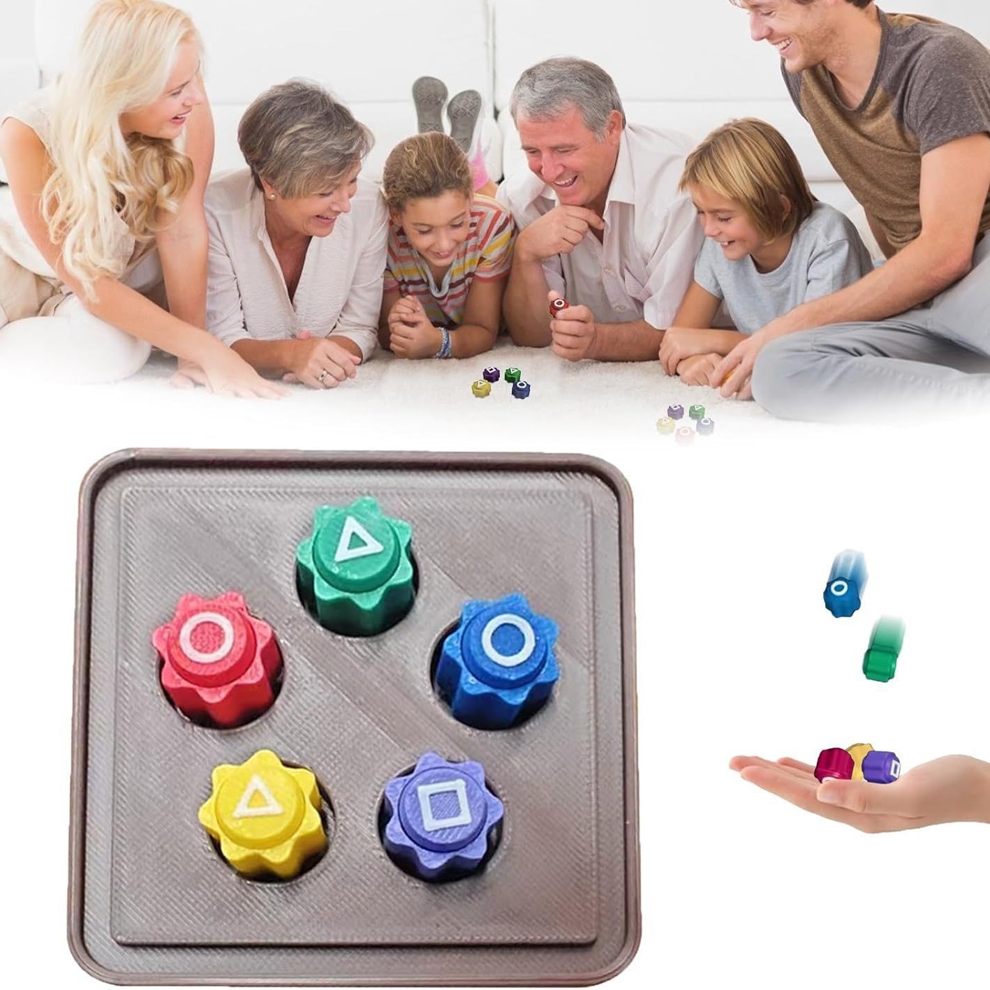Gonggi Korean Game Dice Board Game Set Party Toys