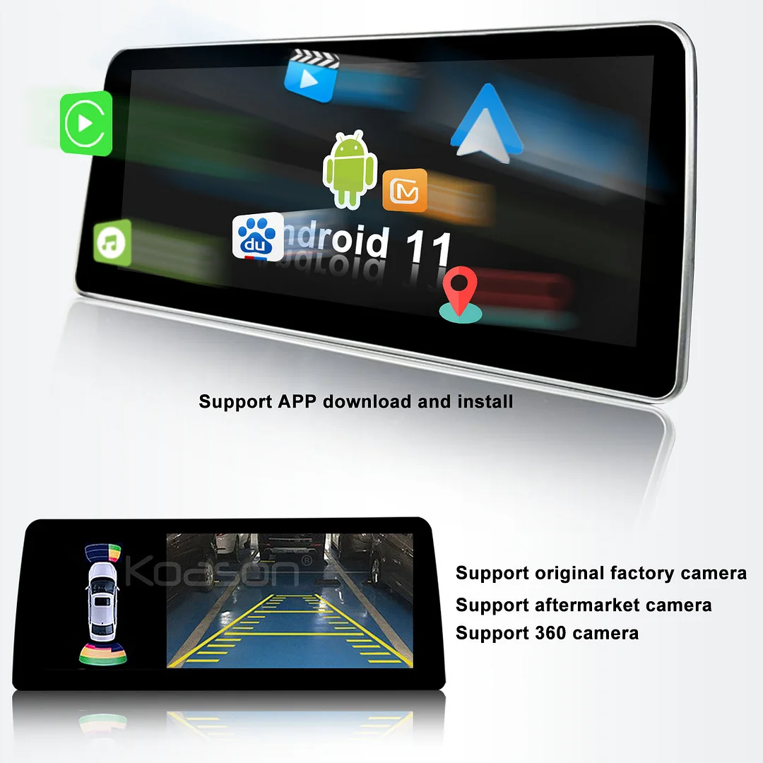 Koason Android Screen Upgrade Apple CarPlay Android Auto GPS Navigation ...