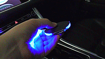 Solar-Powered Cup Holder Lights (2 Pack)