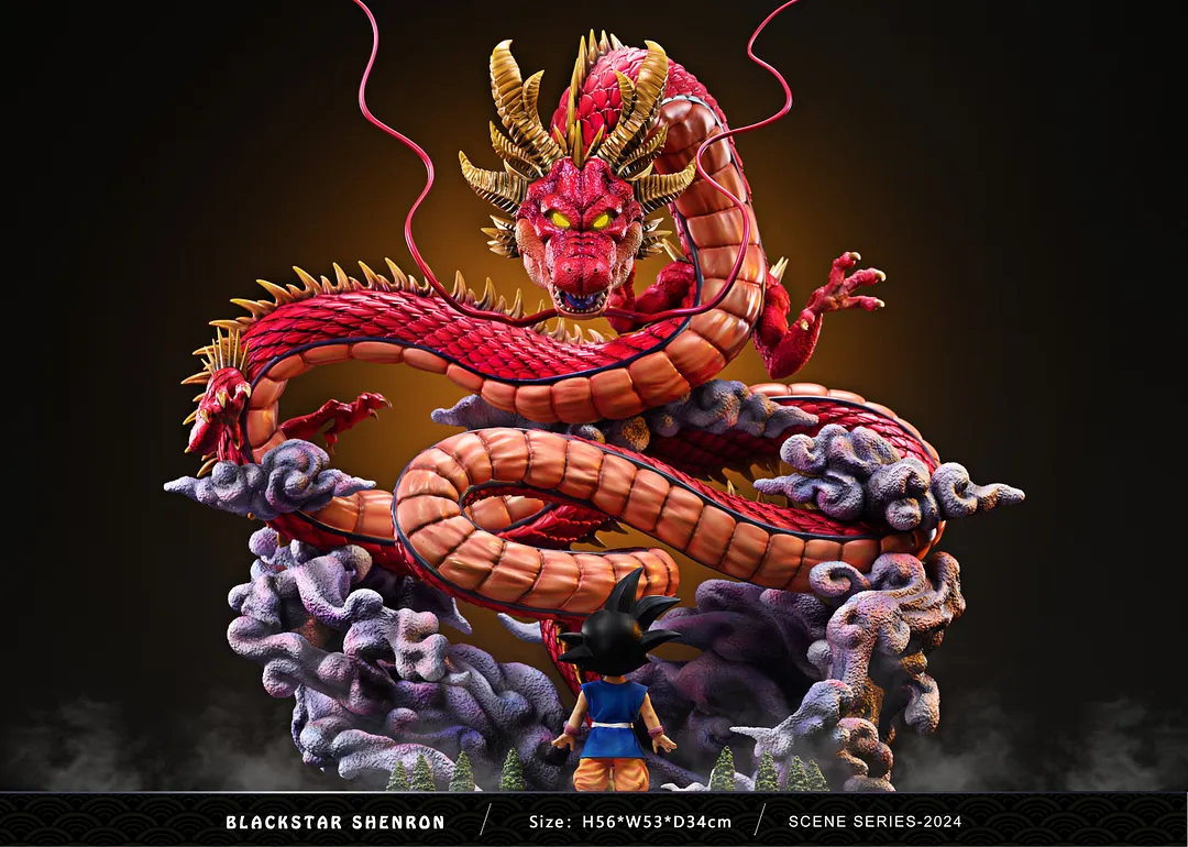 Ultimate Shenron with LED - Dragon Ball Resin Statue - D-M Studios