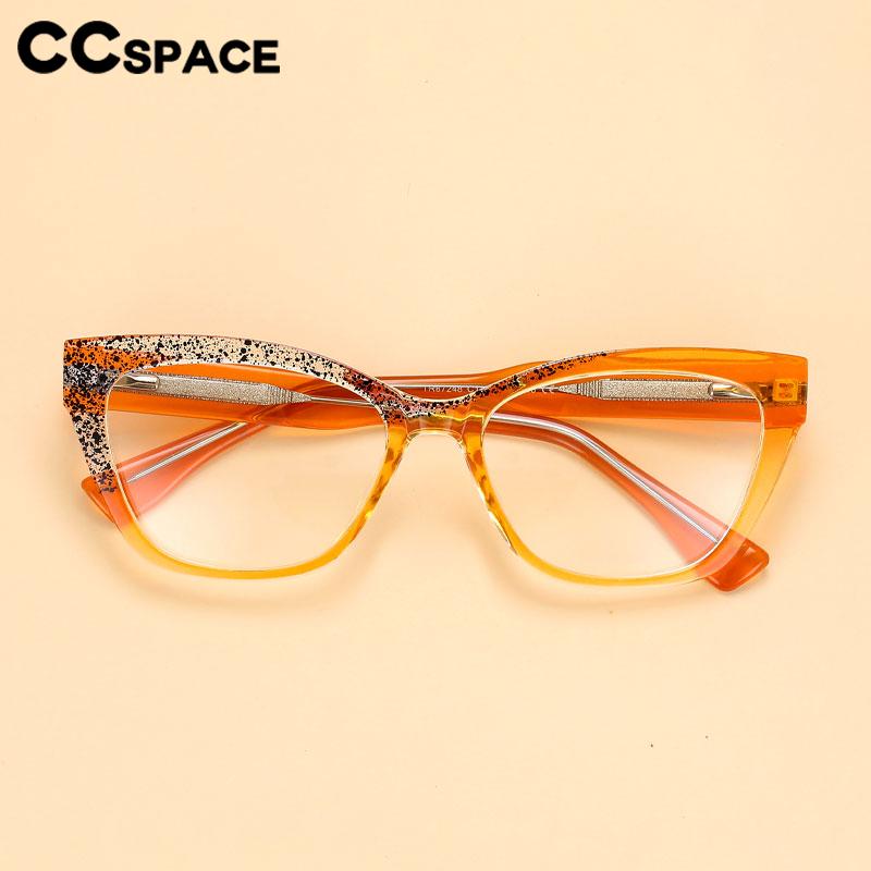56596 Coloured Eyebrow Frame Optical Spectacle Frame Men Women Square ...