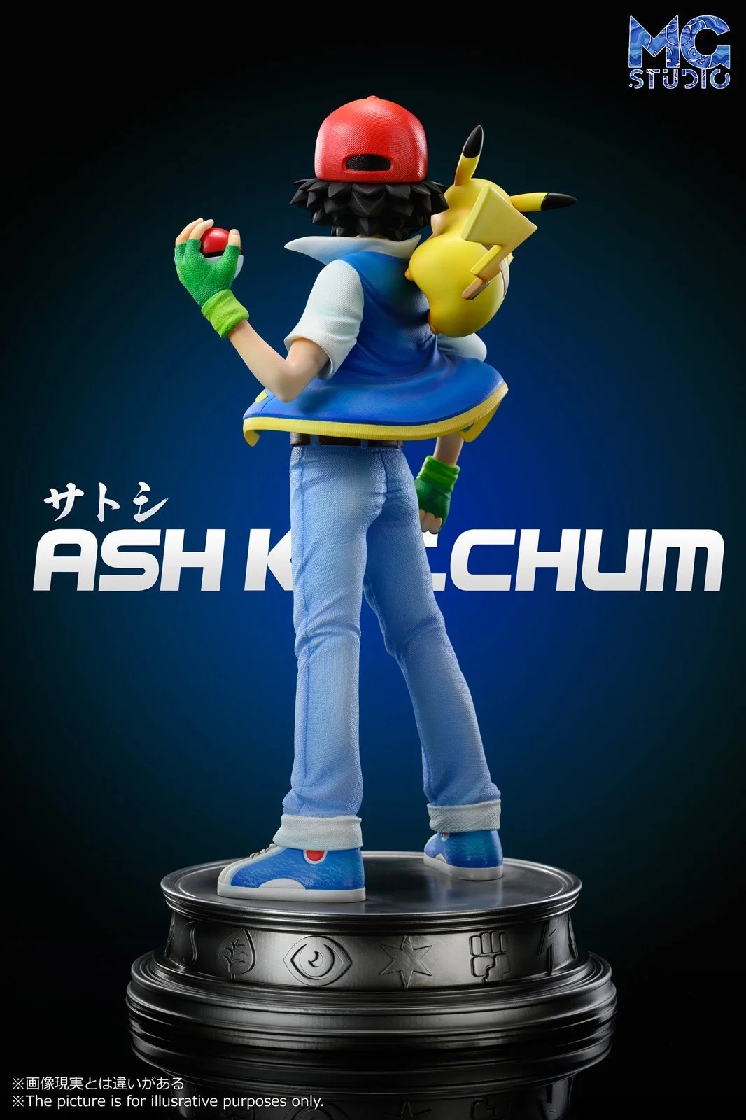 1/20 & 1/8 & 1/4 Scale World Zukan Ash Ketchum & Pikachu - Pokemon ...