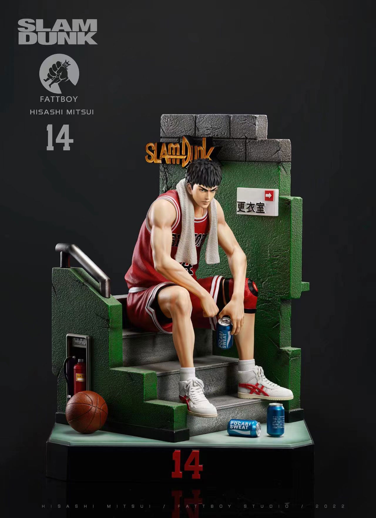 1/6 Scale Hisashi Mitsui - SLAM DUNK Resin Statue - FATTBOY Studios [In ...