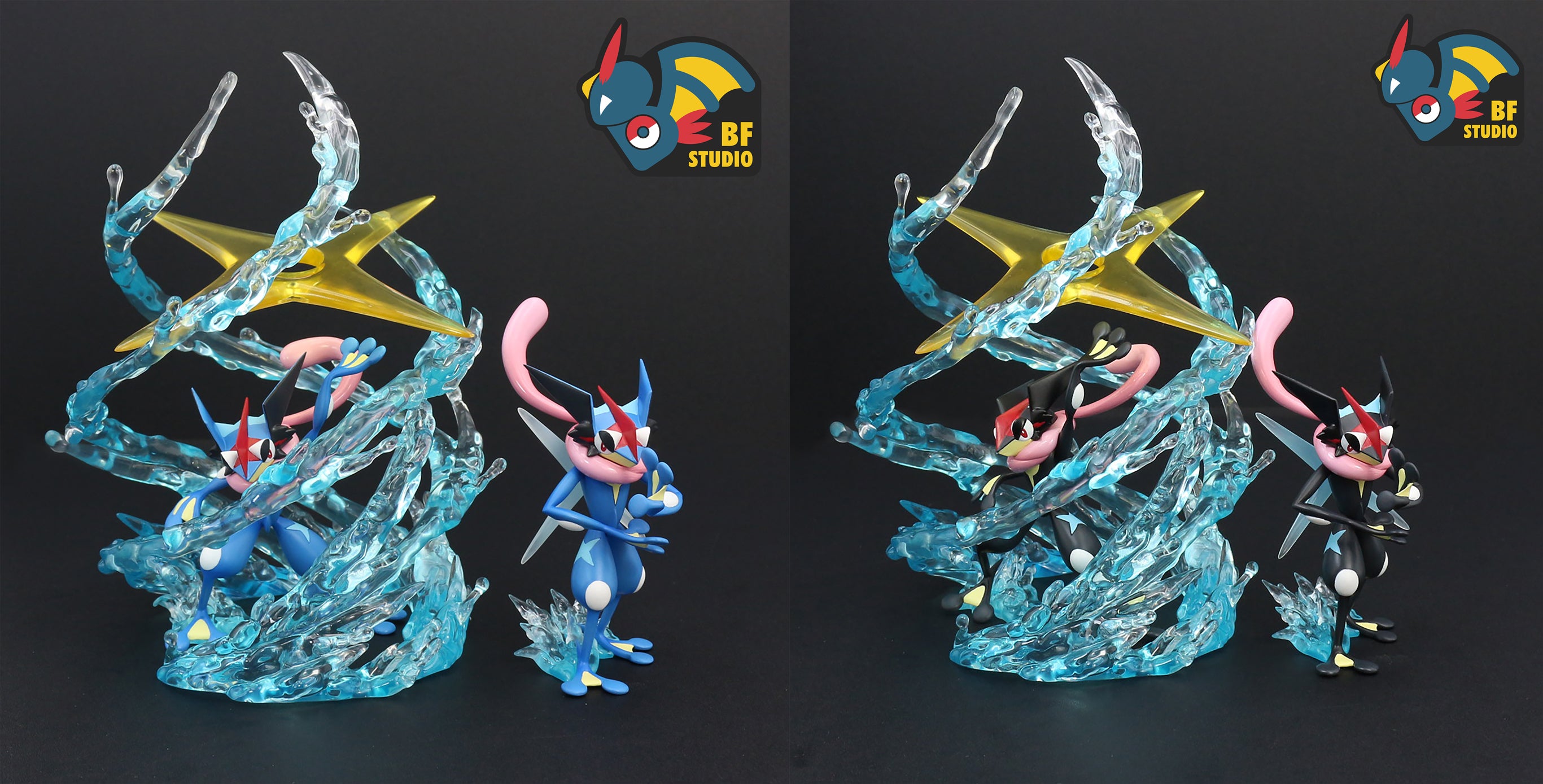 Battle Bond Ver. Ash-Greninja - Pokemon Resin Statue - BF Studio [In Stock]