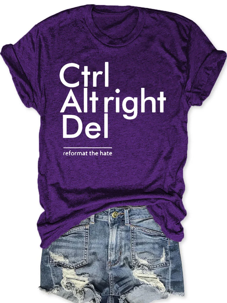 Ctrl Alt Right Delete T-shirt