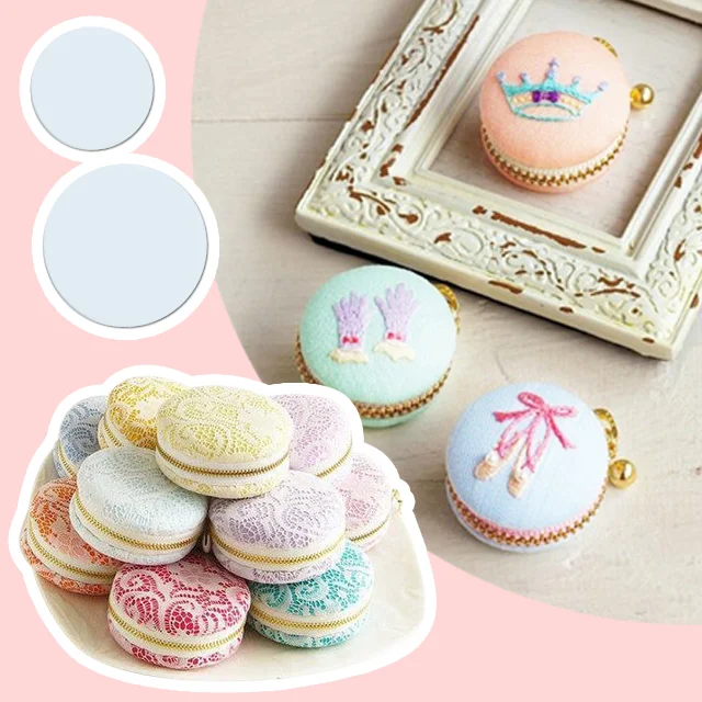 DIY Macaron Coin Purse Templates