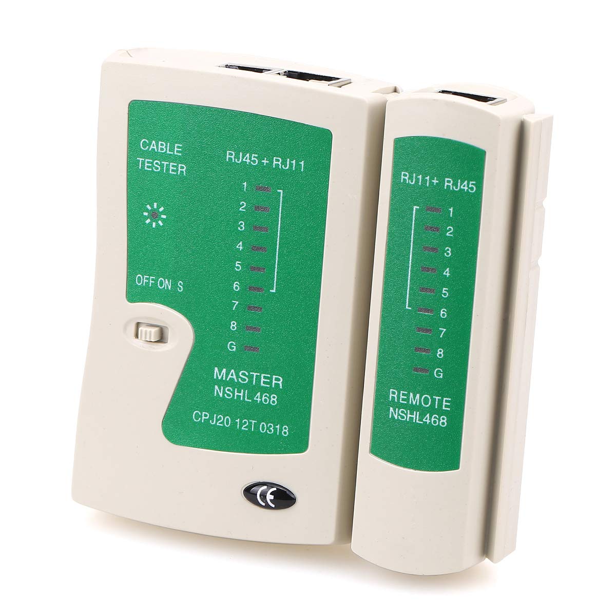 AMPCOM Network Cable Tester RJ45 Ethernet Cable Tester Lan Test Tool ...