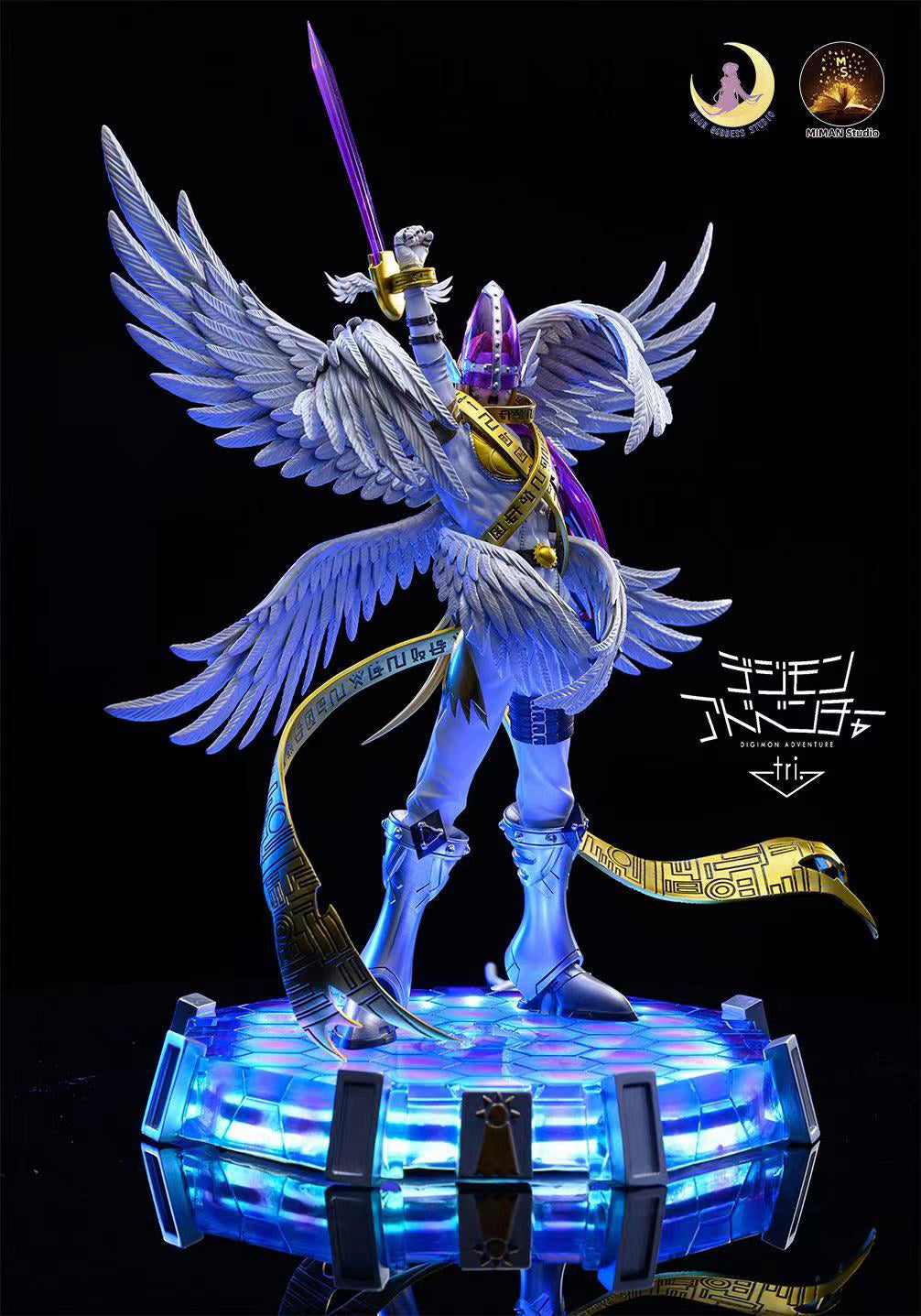 Holy Angemon with LED - Digimon Resin Statue - Moon Goddess Studios [In ...