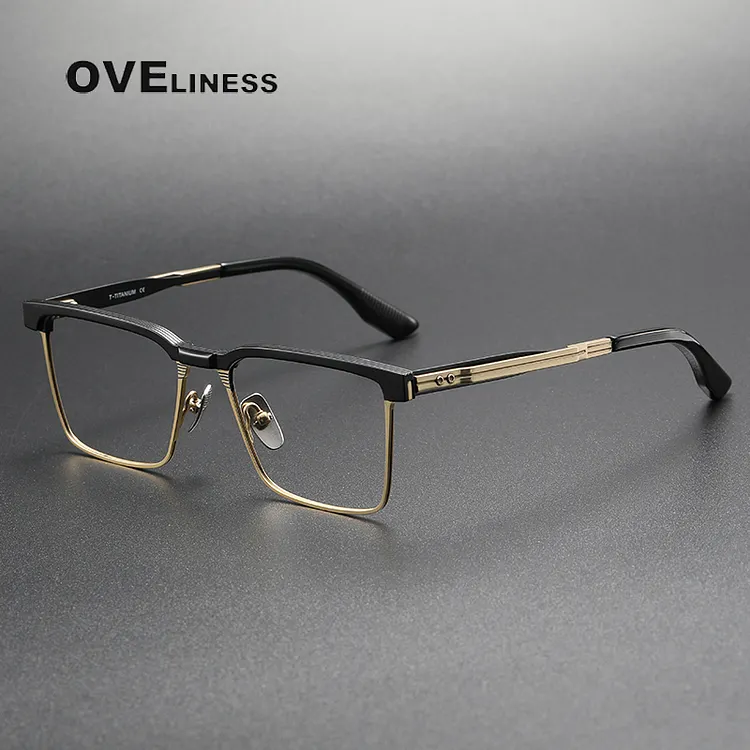 2023 Ultra Light Square Comfortable Eyeglasses frames men women Pure ...