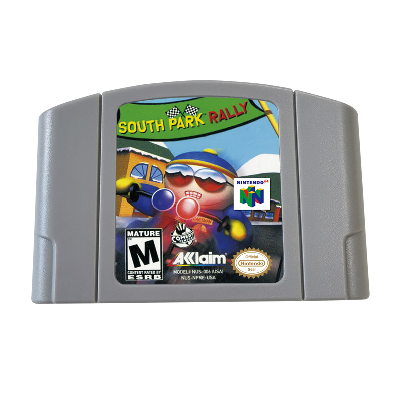 South Park Rally N64 Cartridge For Nintendo 64 Game Console