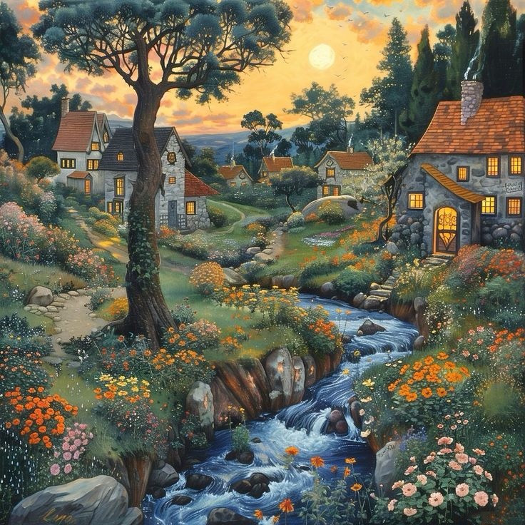 DIY Painting By Numbers | Landscape - 40cm*40cm