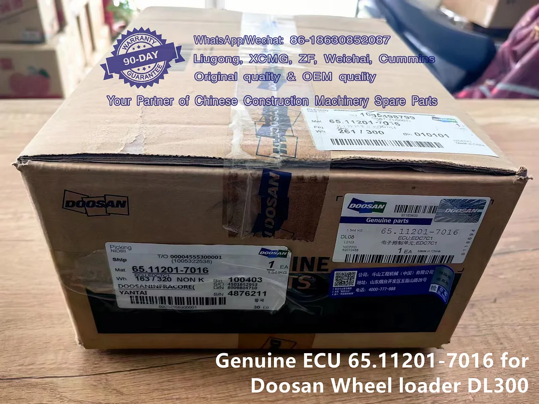 Genuine ECU 65.11201-7016 for Doosan Wheel loader DL300, Bosch ...