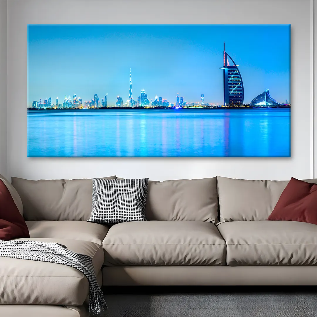 Dubai Skyline Canvas Wall Art