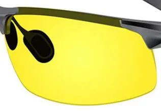 Night Driving Glasses -Semi Polarized Yellow Tint Vision Anti Glare ...