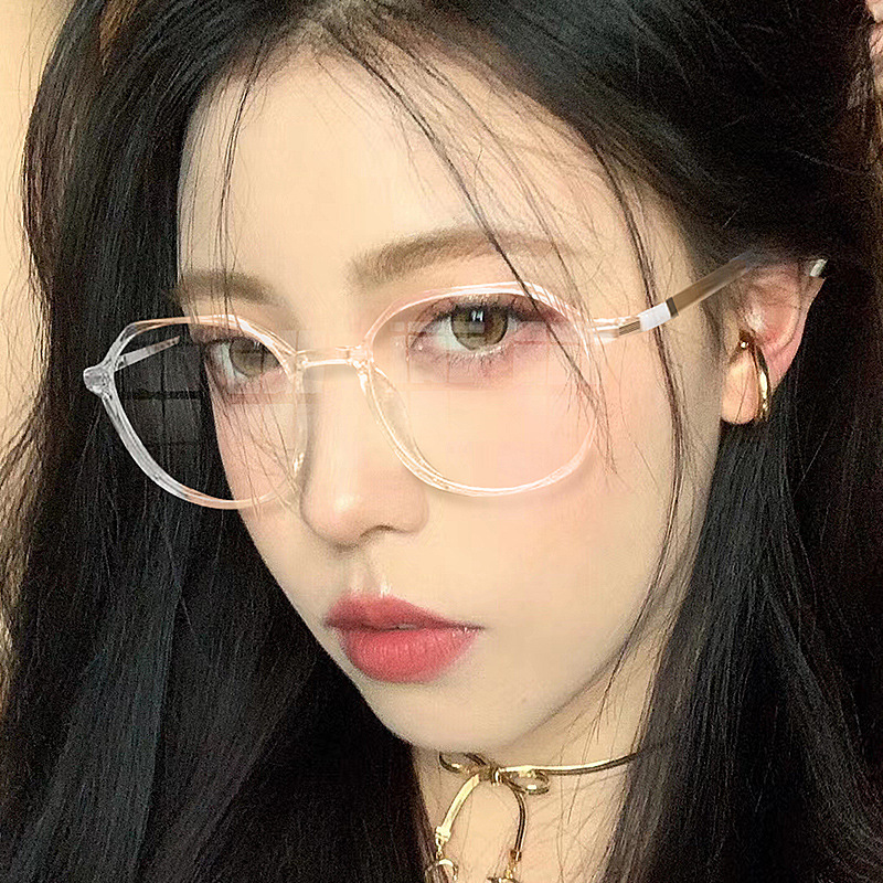 2020 New unisex square polygon glasses for men women pc frame glasses ...