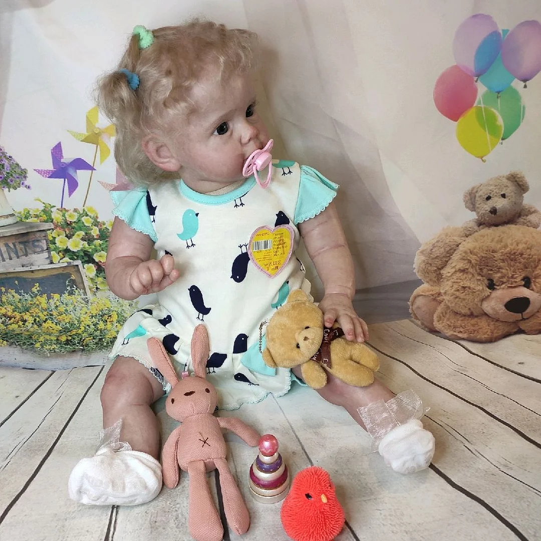 12" Realistic Amiyah Silicone Vinly Reborn Baby Girl Doll Gifts