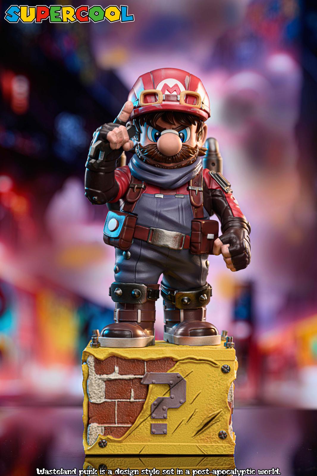 Dieselpunk Style Super Plumber Mario - Super Mario Resin Statue ...