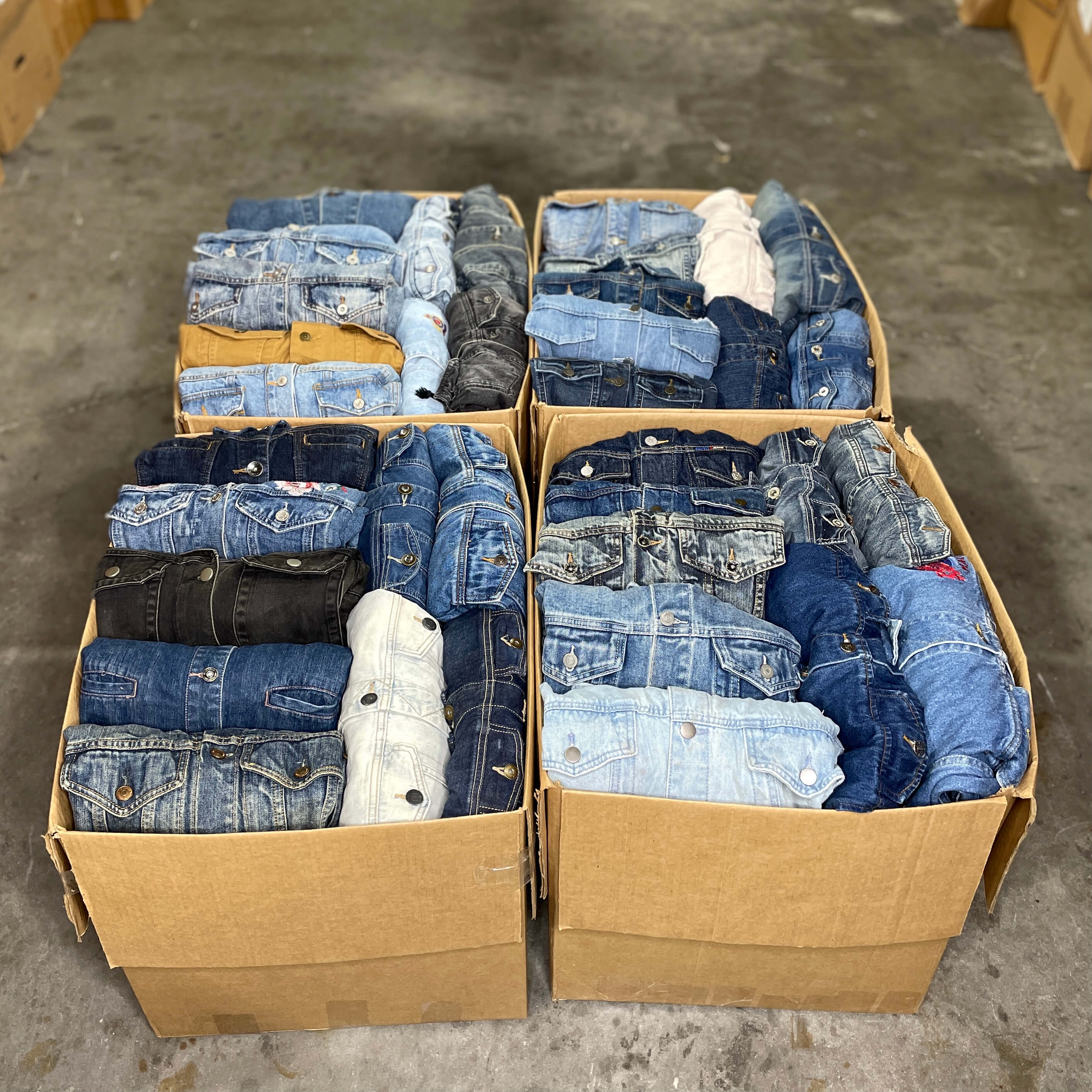 Bulk Wholesale Men's Denim Jacket Bundles