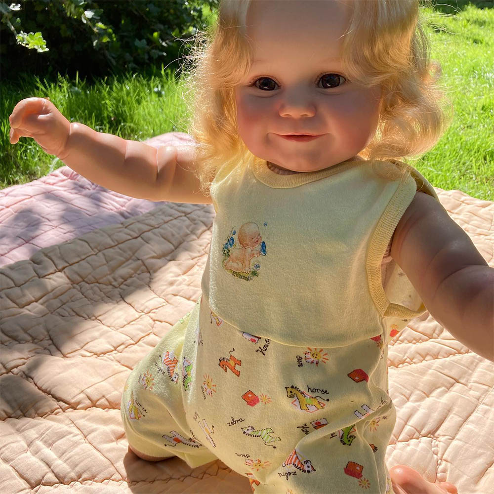 Reborn Baby Dolls 20" Real Lifelike Cute Chubby Reborn Girl Toddler ...