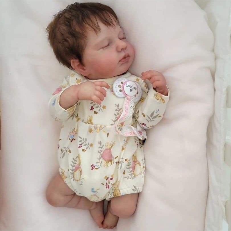 [Heartbeat & Sound] 20'' Truly Look Real Sleeping Baby Doll Girl Alinya ...