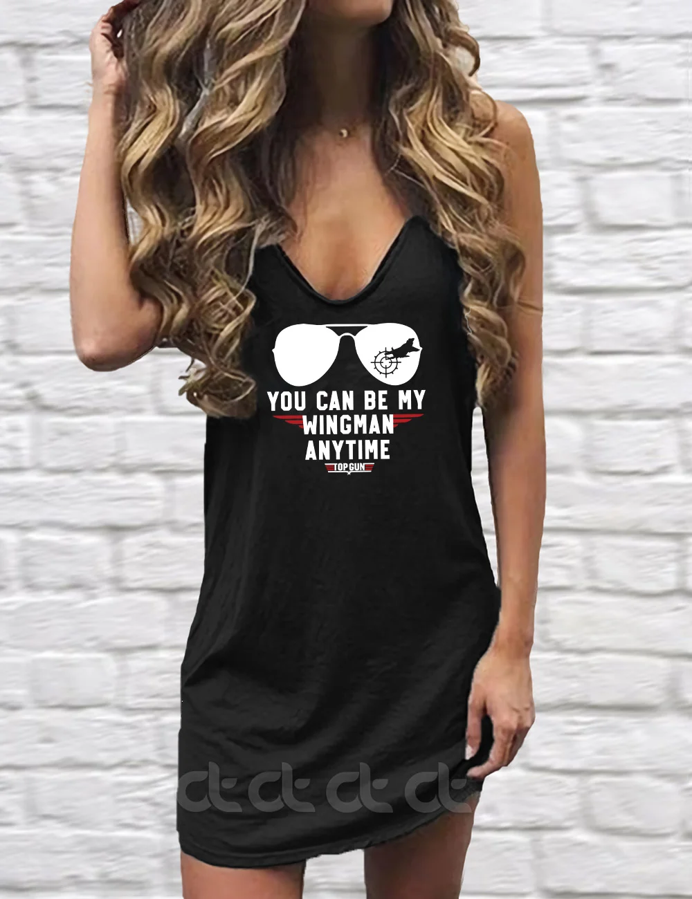 Top Gun You Can Be My Wingman Anytime Mini Dress