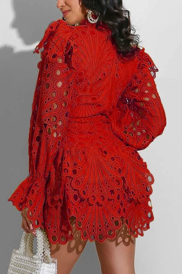 Fashion Sexy Lace Patchwork Top