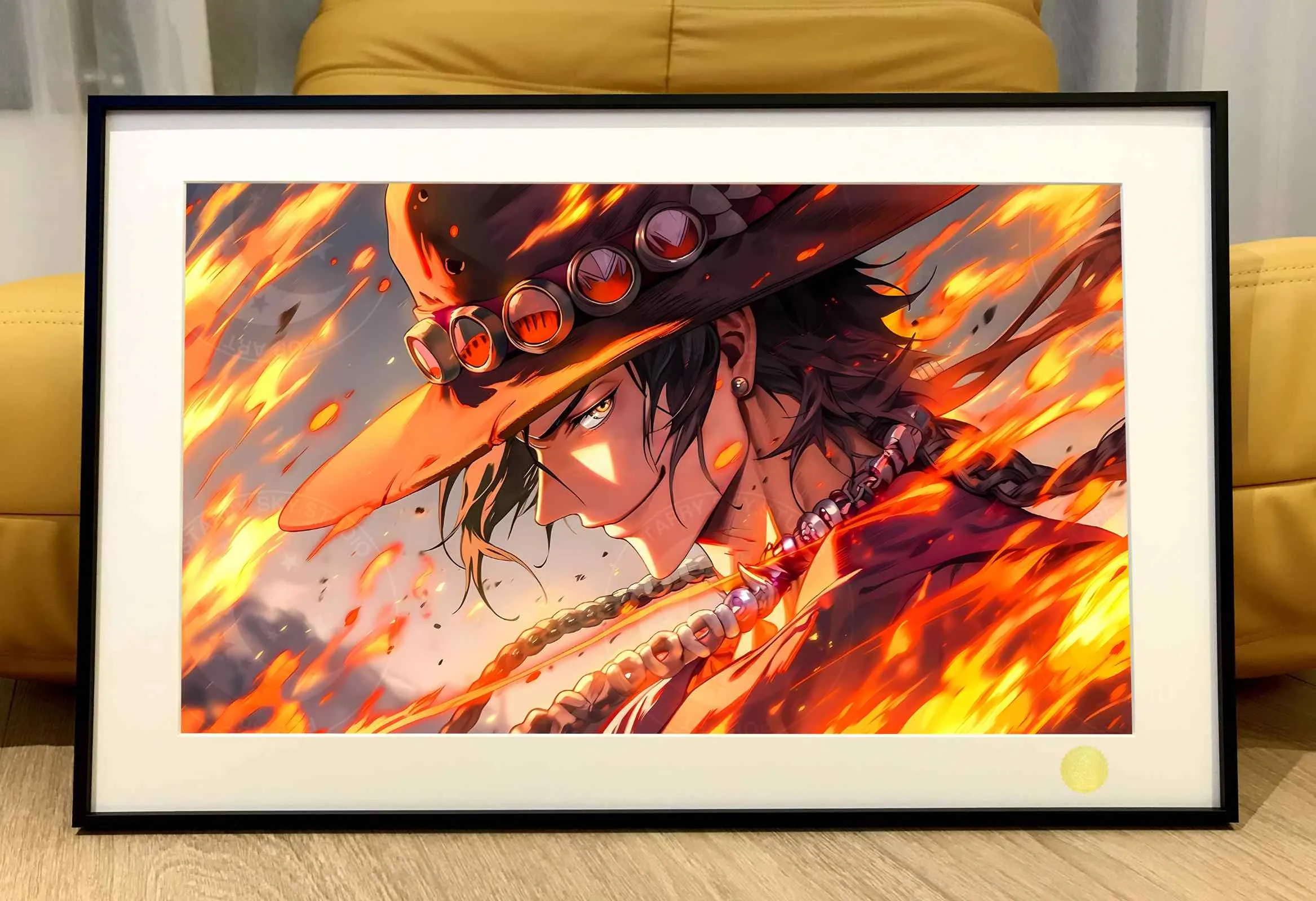 Flame Portgas D. Ace Decorative Painting - ONE PIECE - Xingkong Studio