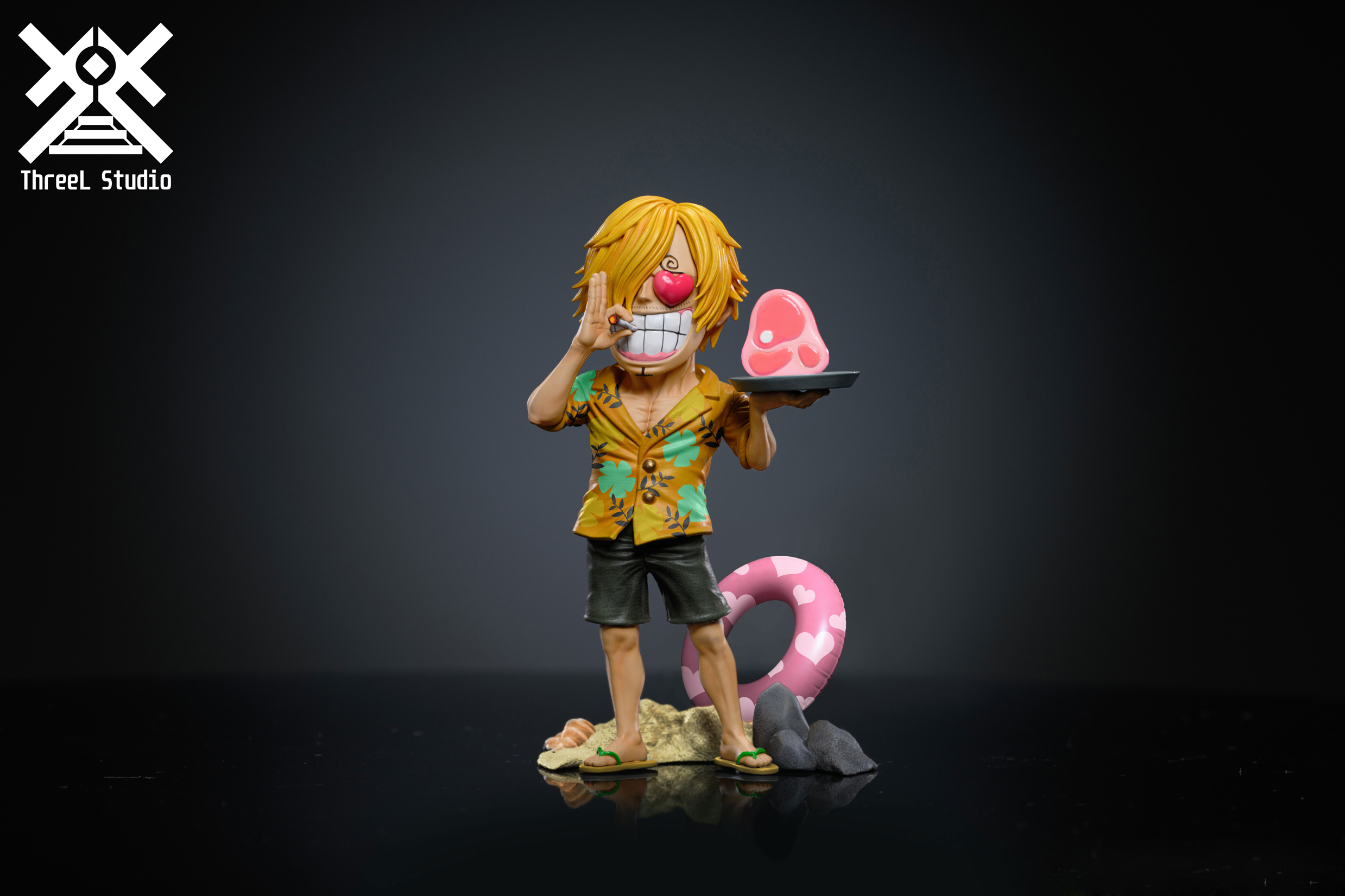 WCF Scale Beach Vinsmoke Sanji - ONE PIECE Statue - ThreeL Studios