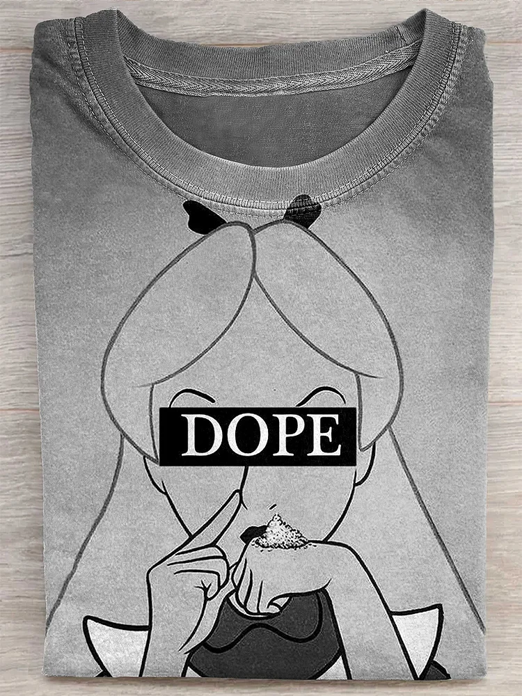Dope Girl Art Print T-shirt