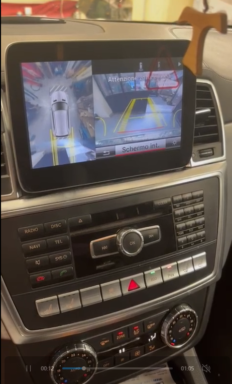 How to solve the problem that the front view not switch on Mercedes ML ...