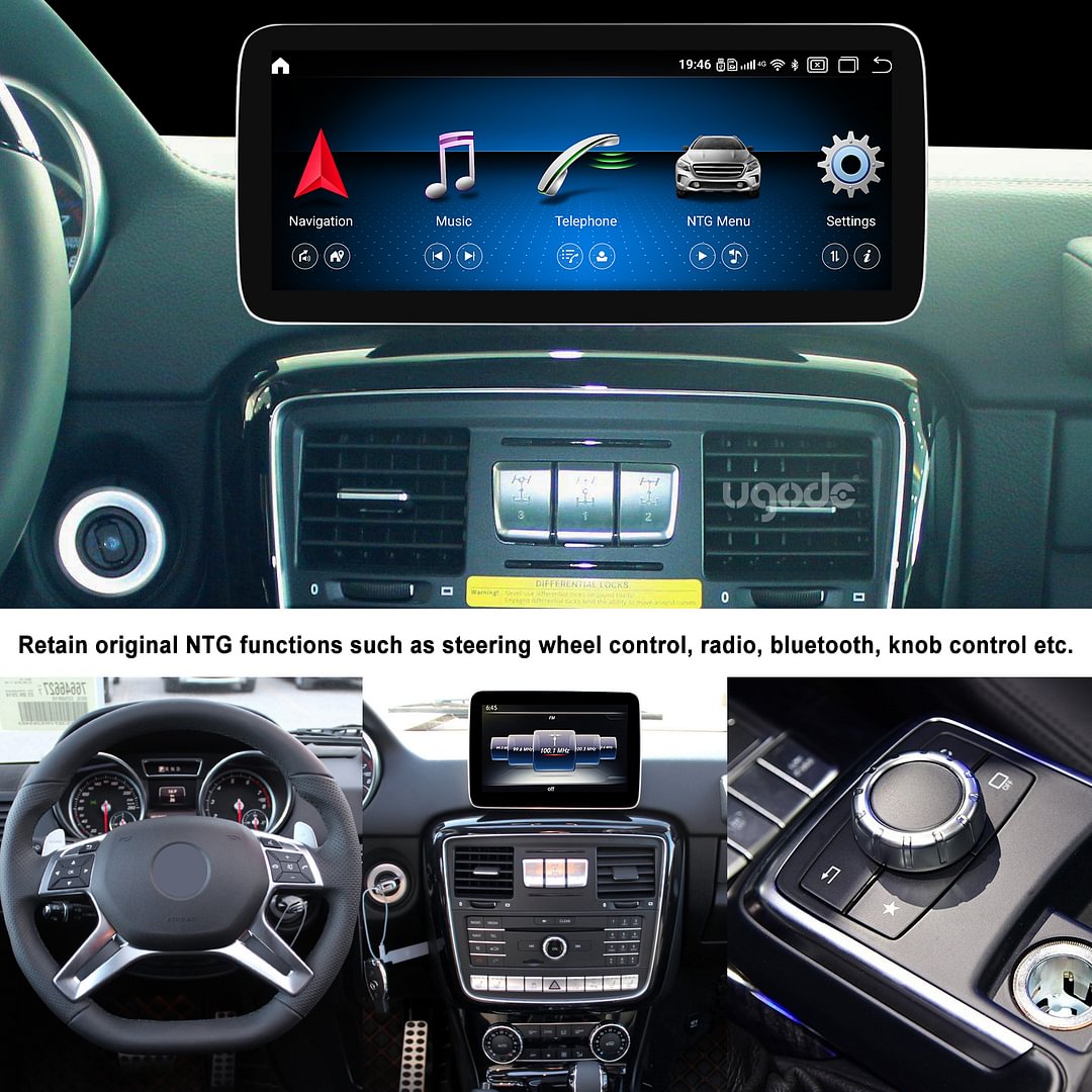 For Mercedes Benz G CLASS W467 G63 Android Screen Upgrade Apple CarPlay ...