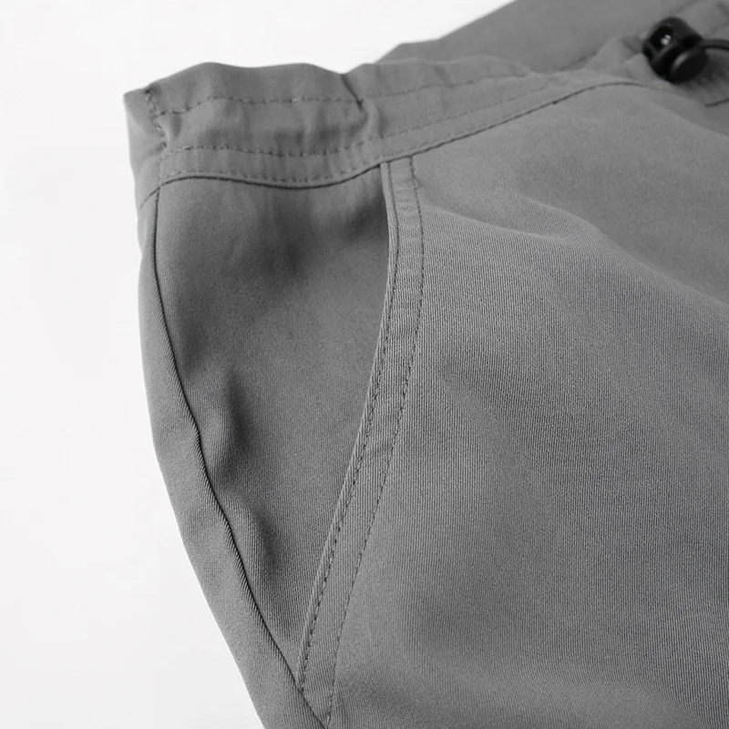 SIDE ZIPPER COLOR SPLIT WOVEN PANTS