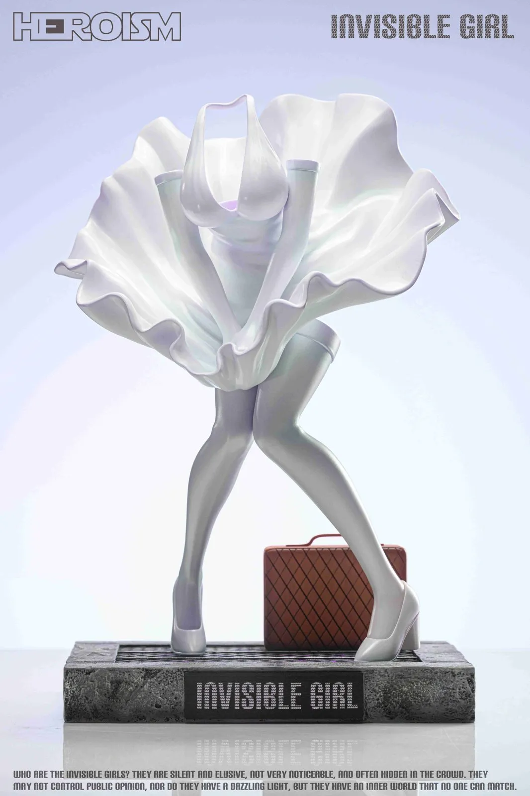Invisible Girl - Original Design Statue - HEROISM Studio