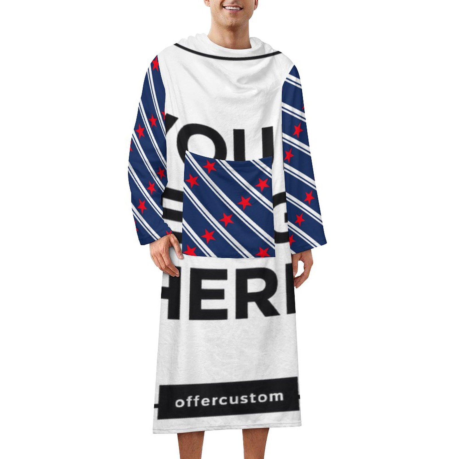 Personalized Design Covered Robe Full Print Multiple Images