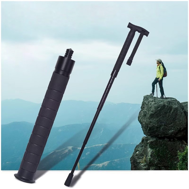 Self-Defense Trekking Pole Multi-Function Telescopic Walking Stick ...
