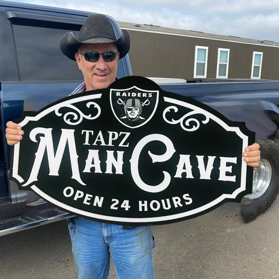 Custom Name Las Vegas Raiders Man Cave&Diva Cave Sign